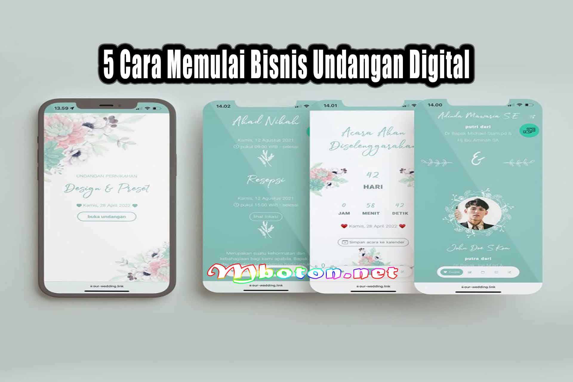 5 Cara Memulai Bisnis Undangan Digital Pernikahan Mudah - Mboton