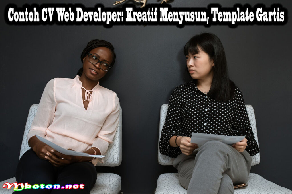 Contoh CV Web Developer: Kreatif Menyusun, 3 Template Gartis - Mboton