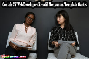 Contoh CV Web Developer: Kreatif Menyusun, 3 Template Gartis - Mboton
