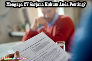 Contoh CV Sarjana Hukum Yang Profesional Template Menarik - Mboton