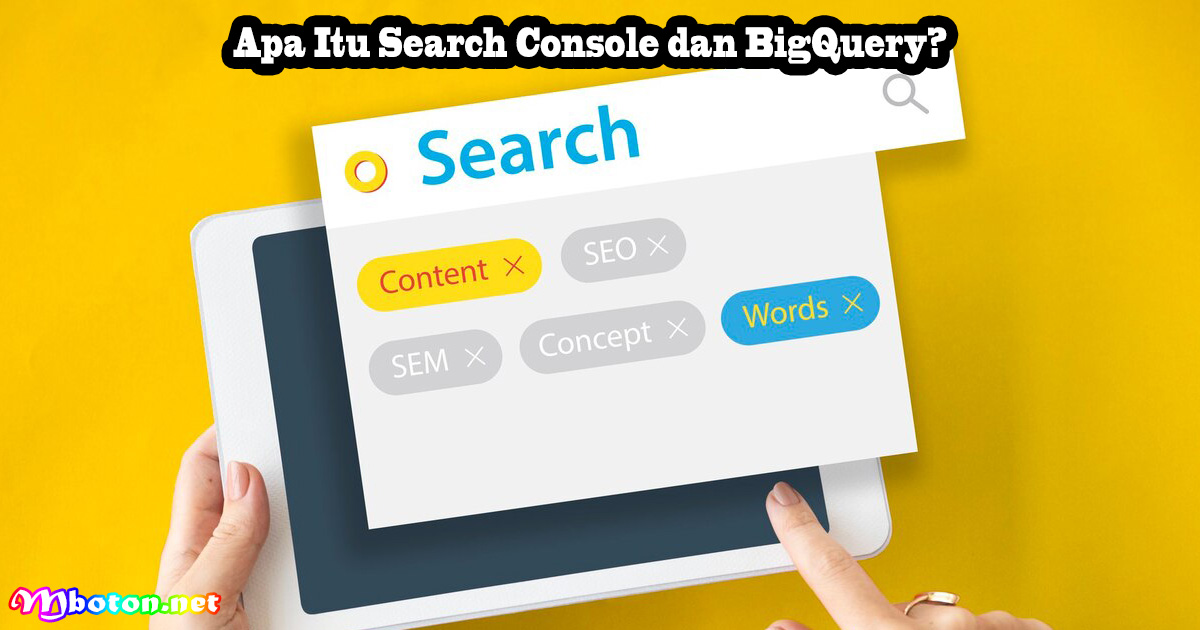 Connect Search Console BigQuery Ekspor Data Massal - Mboton