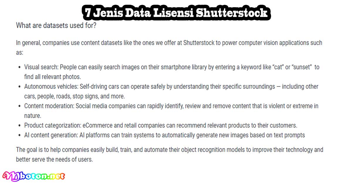 Mengenal Image Data Licensing Shutterstock Detail - Mboton