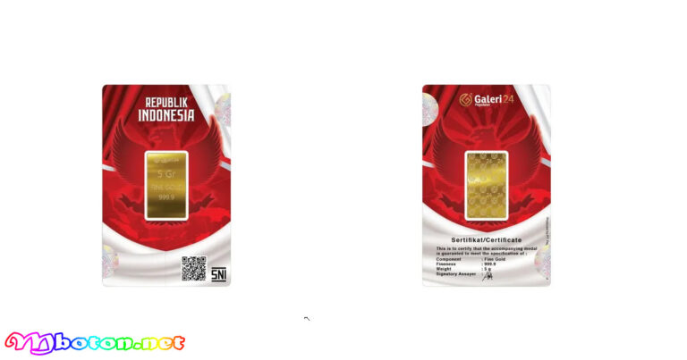 Harga Emas Pegadaian USB & Galeri24 Hari Ini 26/09/25 - Mboton