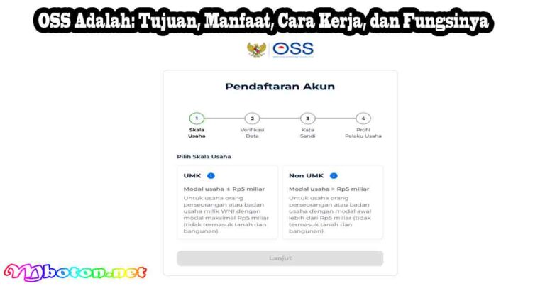 OSS Adalah: Tujuan, Manfaat, Cara Kerja, Dan Fungsinya - Mboton